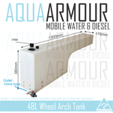 Wheel Arch Water Tanks - Ute Tub & Van Water Storage - Aqua Armour