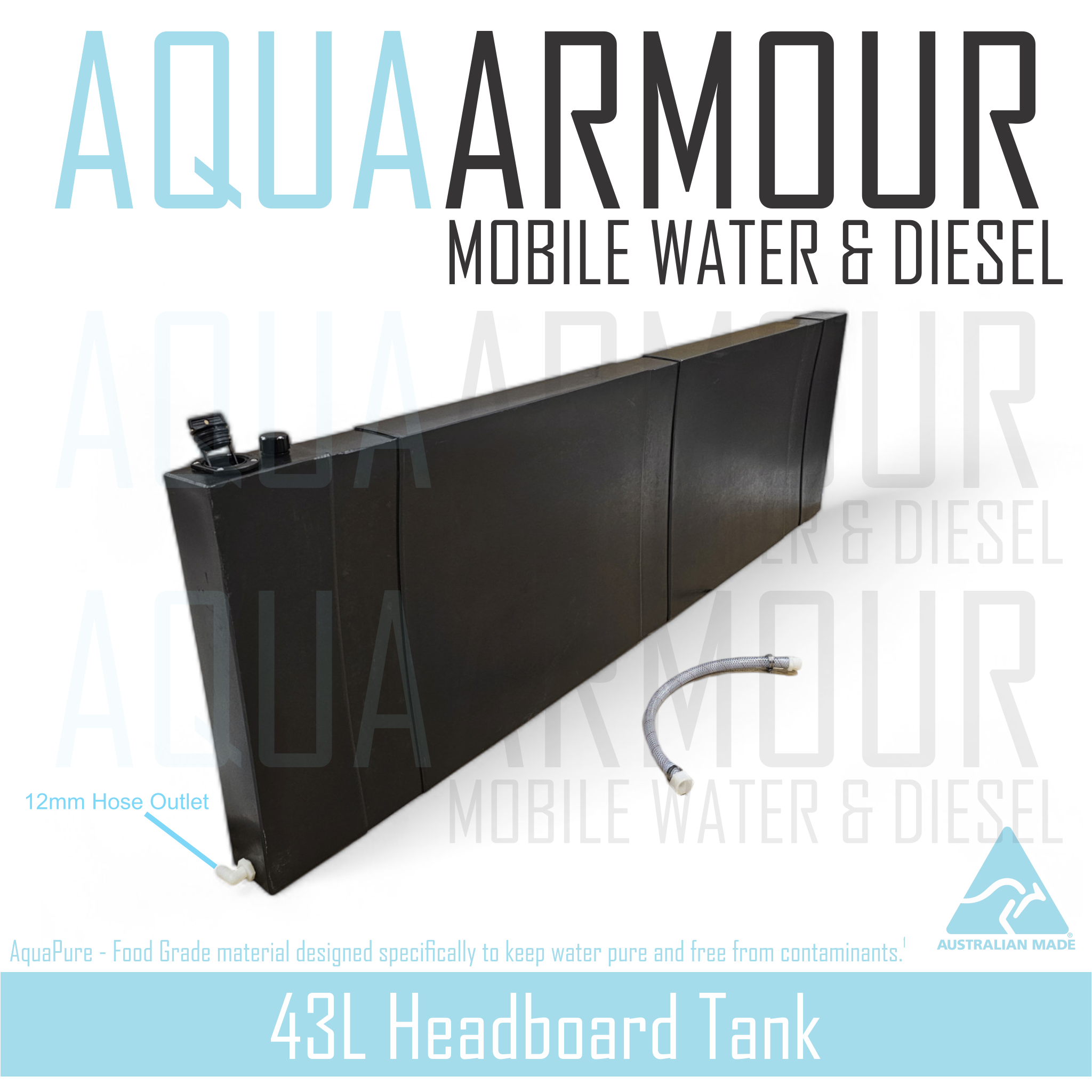 Headboard Water Tanks for Tray and Canopy – Aqua Armour