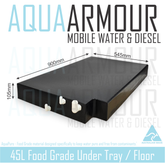 Under Tray Water Tank Range For Utes - Aqua Armour
