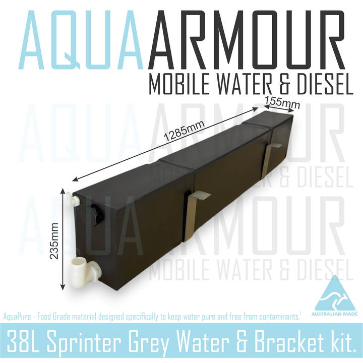 Mercedes Sprinter Water Tanks | Fresh & Grey Storage Tank Kits – Aqua ...