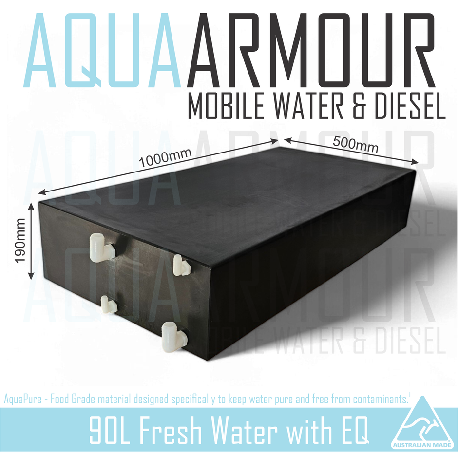 Under Tray Water Tank Range For Ute & 4WD - Food Grade & Aussie Made ...