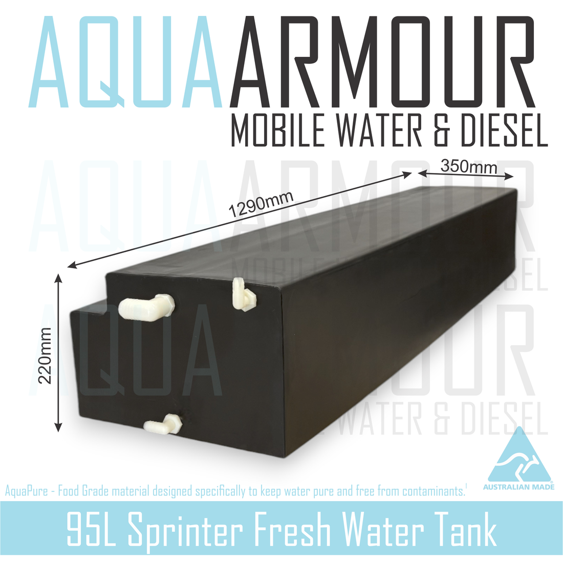 AAM95 - Mercedes Benz Sprinter Fresh Water Tank – Aqua Armour