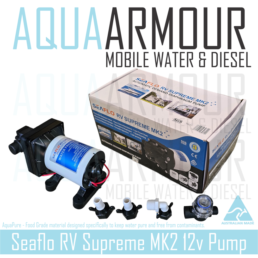 Seaflow RV Supreme MKII 11.3LPM / 55PSI Pump – Aqua Armour